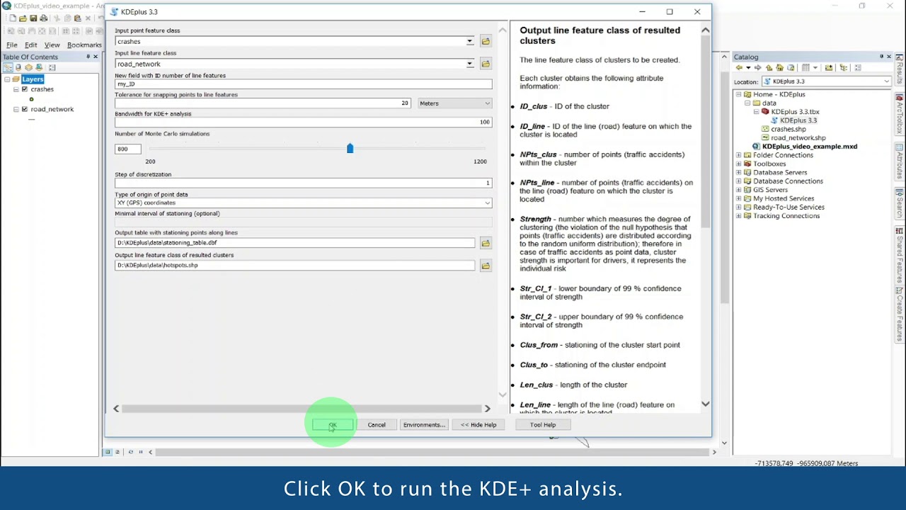 KDE+ analysis from KDE+ toolbox help video - YouTube