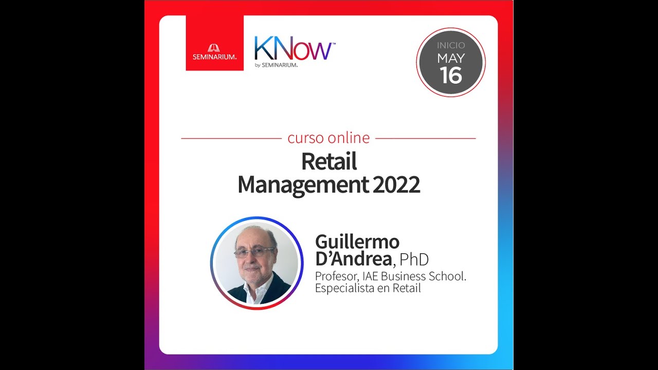 KNow 2022 · Retail Management ·Guillermo D'Andrea - YouTube