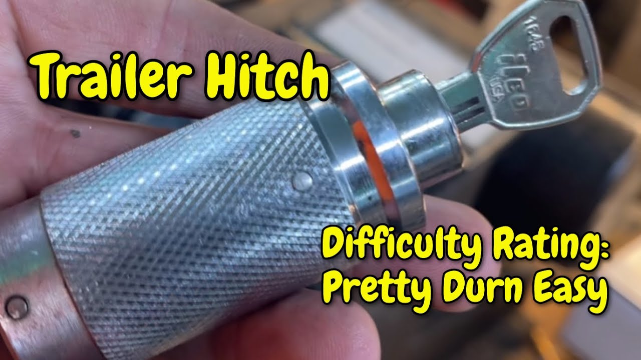 Fulton / CCP Trailer Hitch Lock - Sight Read Key Make - Easy! - YouTube
