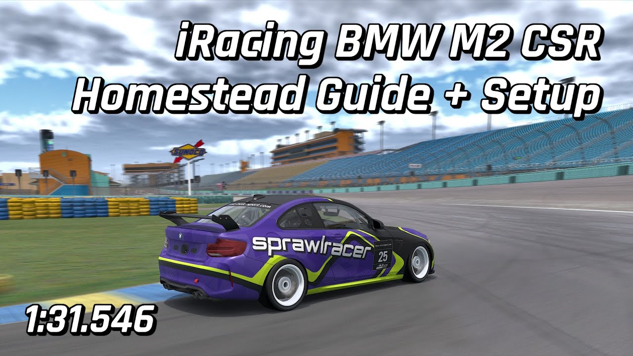 iRacing BMW M2 CSR // PCC Homestead Road Course with Setup 2025 - YouTube
