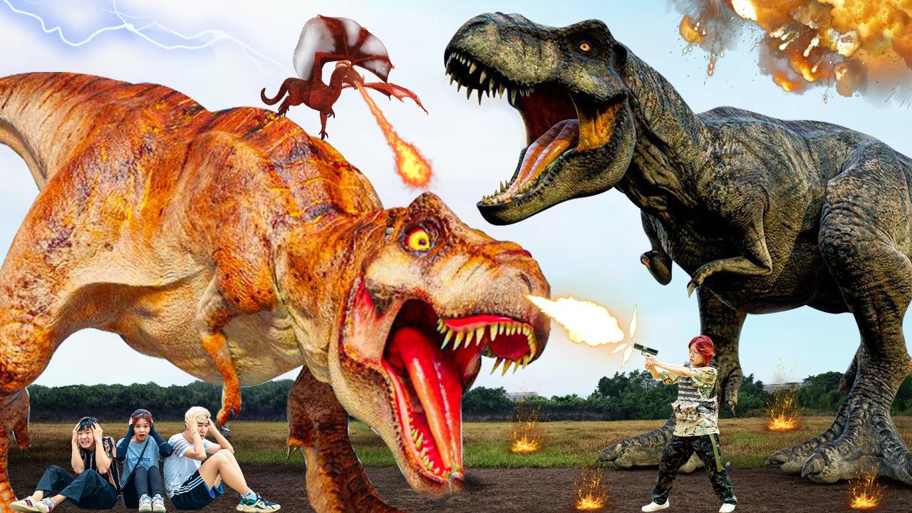 The Best Movies Dinosaur Rexy (2024) Full | T. Rex vs Giganotosaurus ...