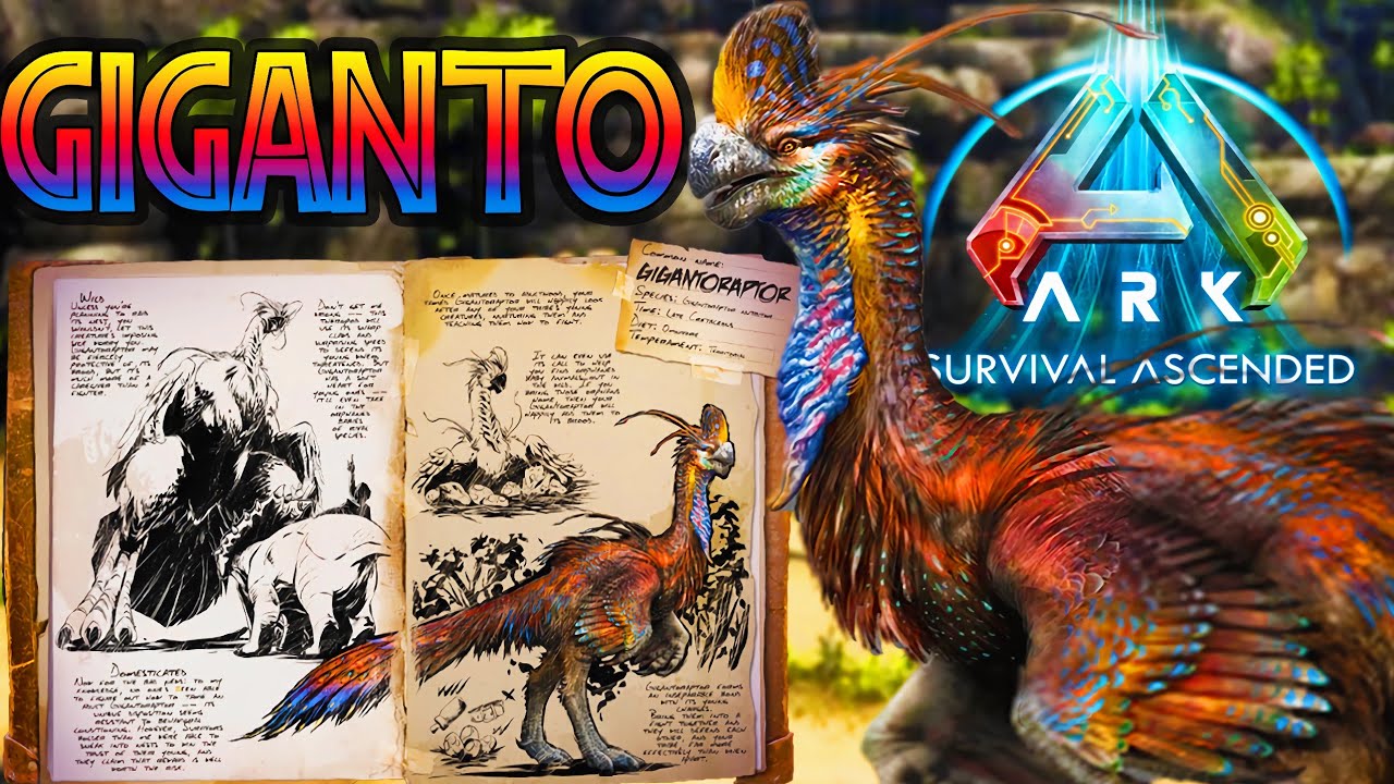 CONHEÇA GIGANTORAPTOR! | A NANNY OFICIAL PARA ARK ASCENDED - YouTube