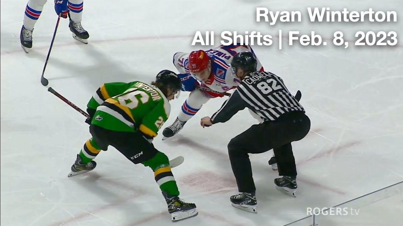 Ryan Winterton (LDN26) | All Shifts | London Knights vs. Kitchener ...