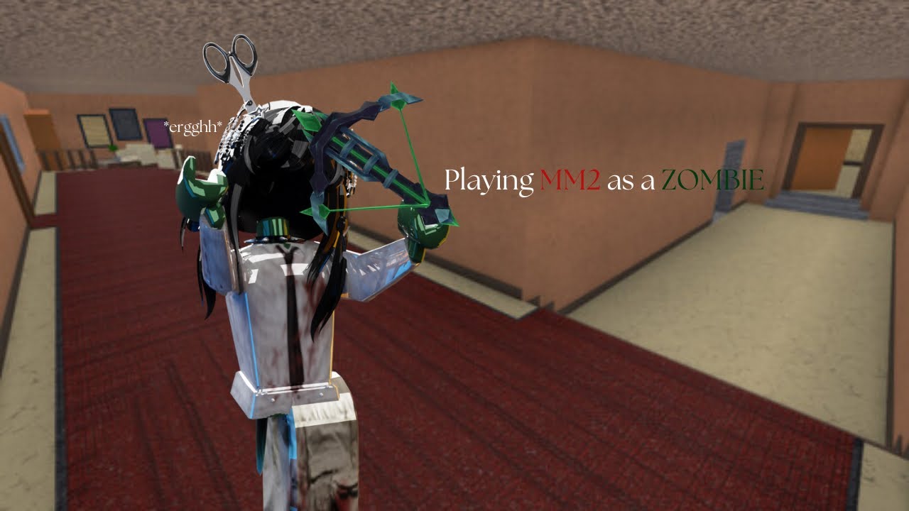 a zombie with a gun??? Playing MM2 as a ZOMBIE - YouTube