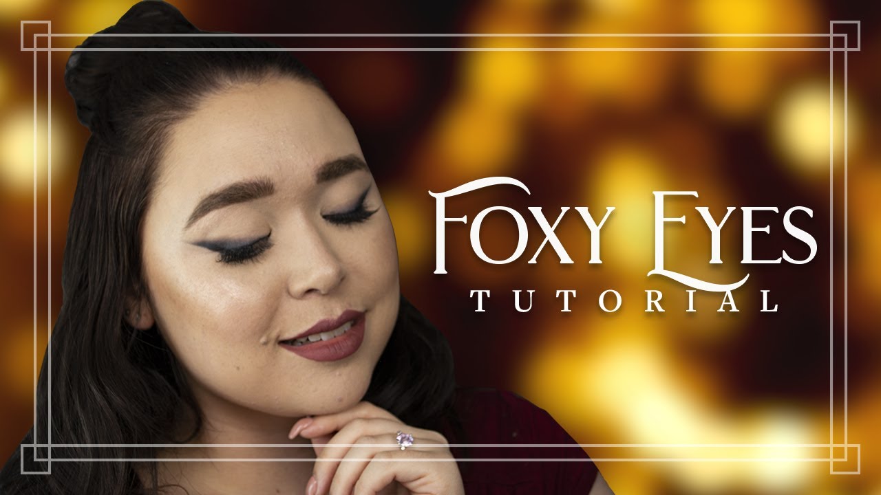 FOXY EYES Tutorial - YouTube