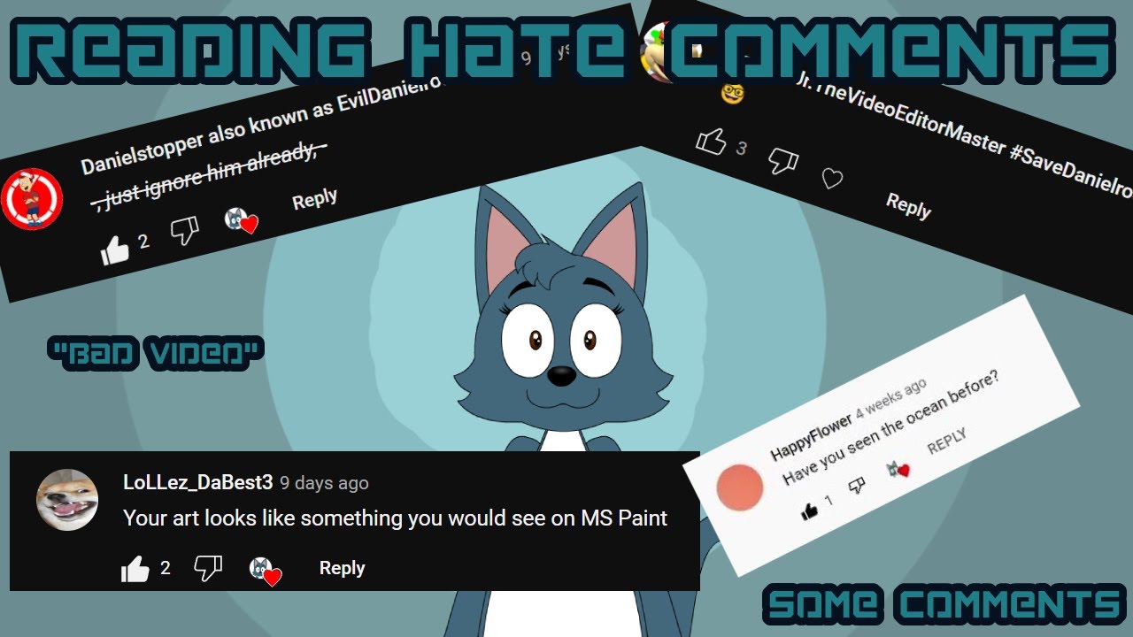 Reading Hate Comments - YouTube