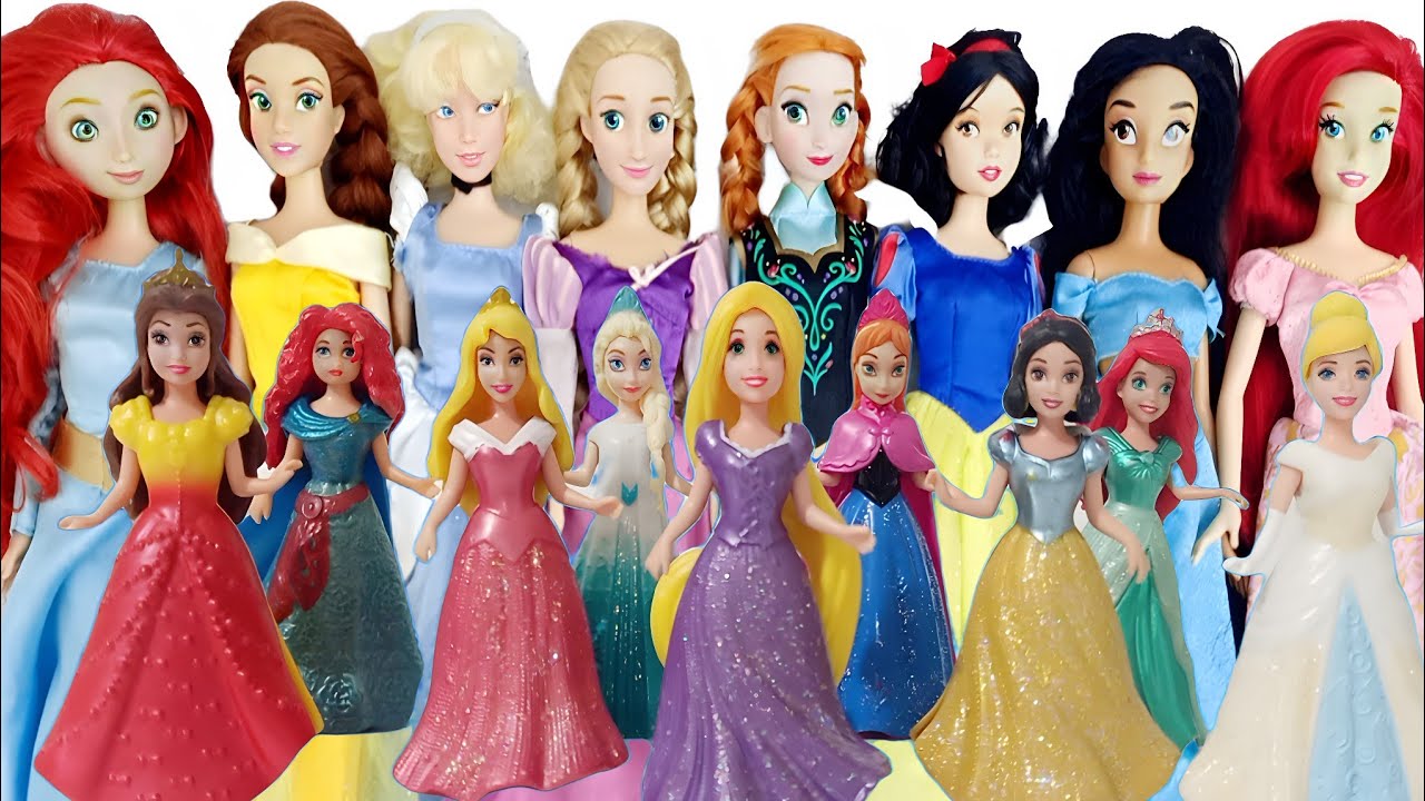 Old Macdonald had a Disney princesses - Ariel, Elsa, Anna, Rapunzel ...