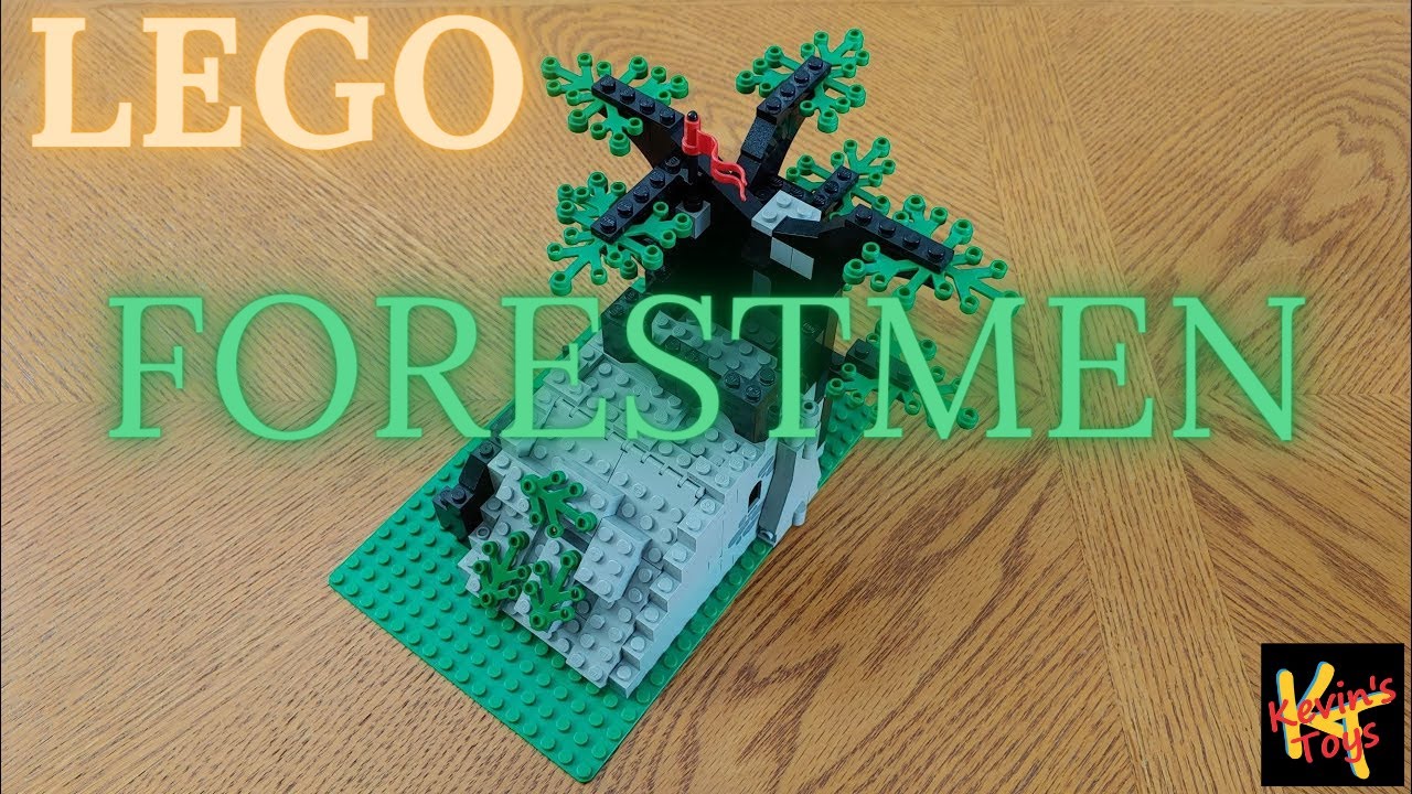 Lego 1987 Forestmen Camouflaged Outpost (Set 6066) - YouTube