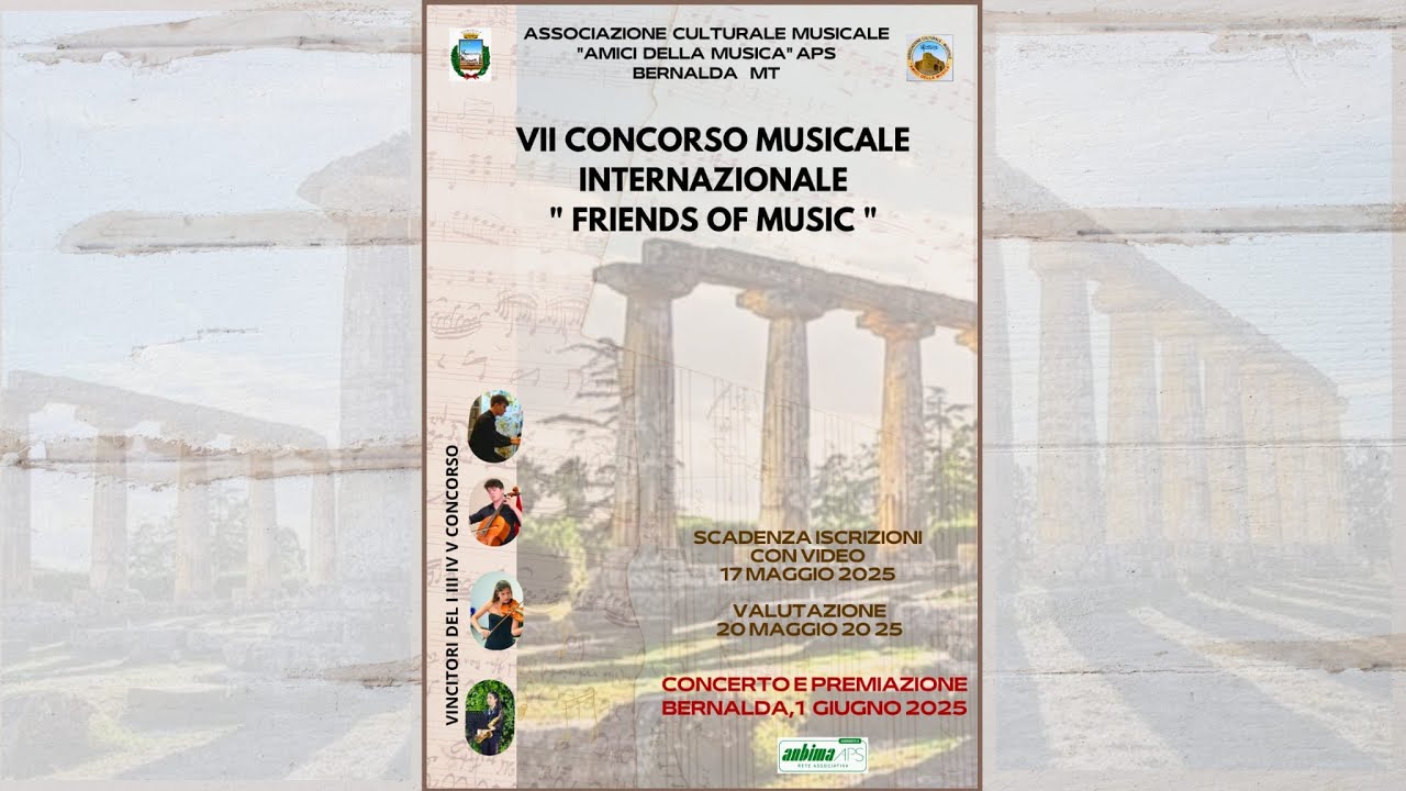 LAURELLI RICCARDO |7°CONCORSO MUSICALE INTERNAZIONALE"FRIENDS OF MUSIC ...