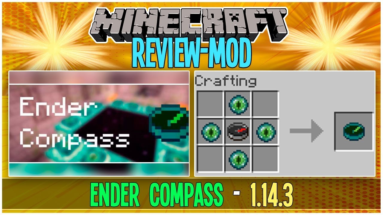 REVIEW - ENDER COMPASS / MOD para Minecraft 1.14.3 | Personaliza Tu ...