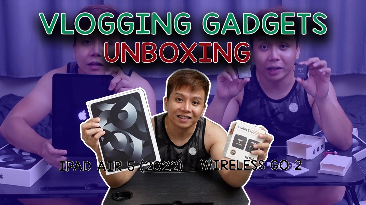 Ipad Air 2022 & RODE Wireless GO 2 UNBOXING | WinJohn Vlogs - YouTube