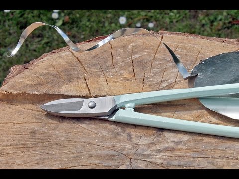 Jewellers 7" Shears (Tin Snips) tips & quick Demo & Review in HD - YouTube