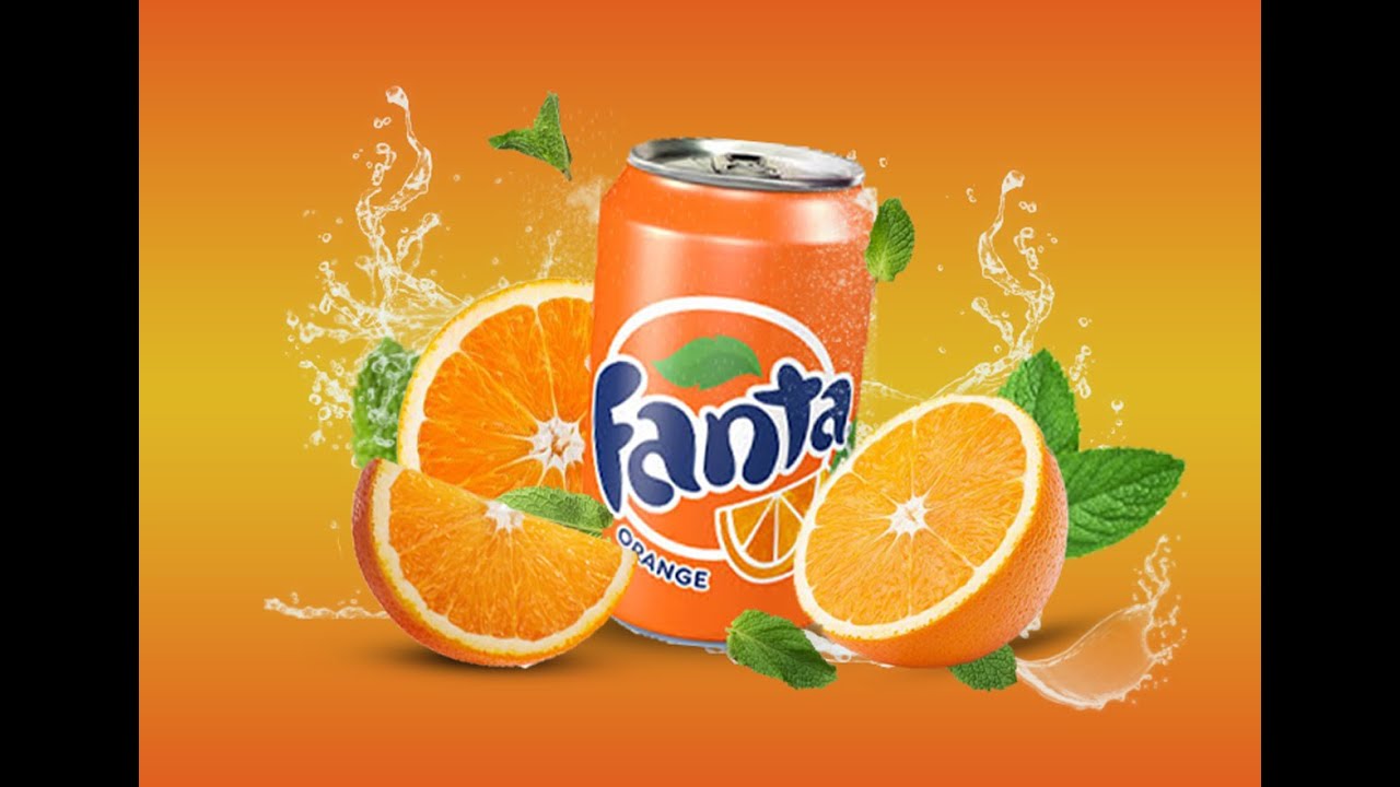 Amazing manipulation with fanta can in Adobe Photoshop CC.. - YouTube