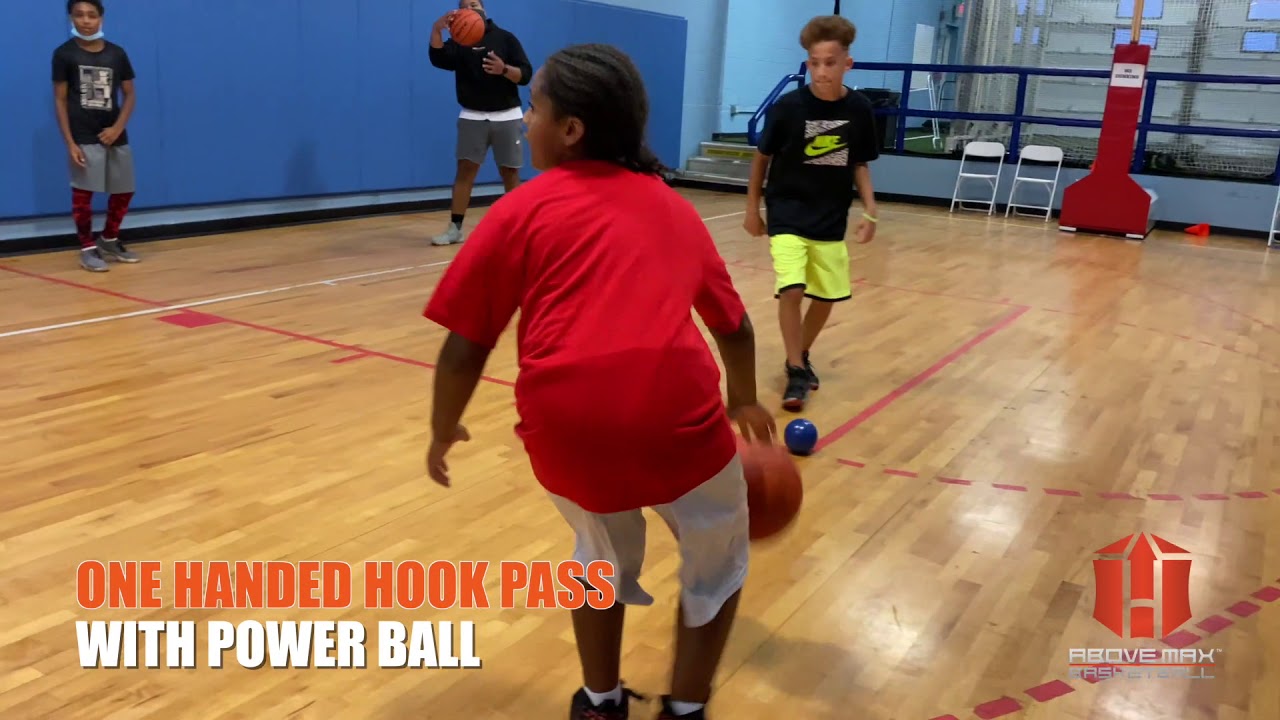 One Handed Hook Pass w/ Power Ball - YouTube