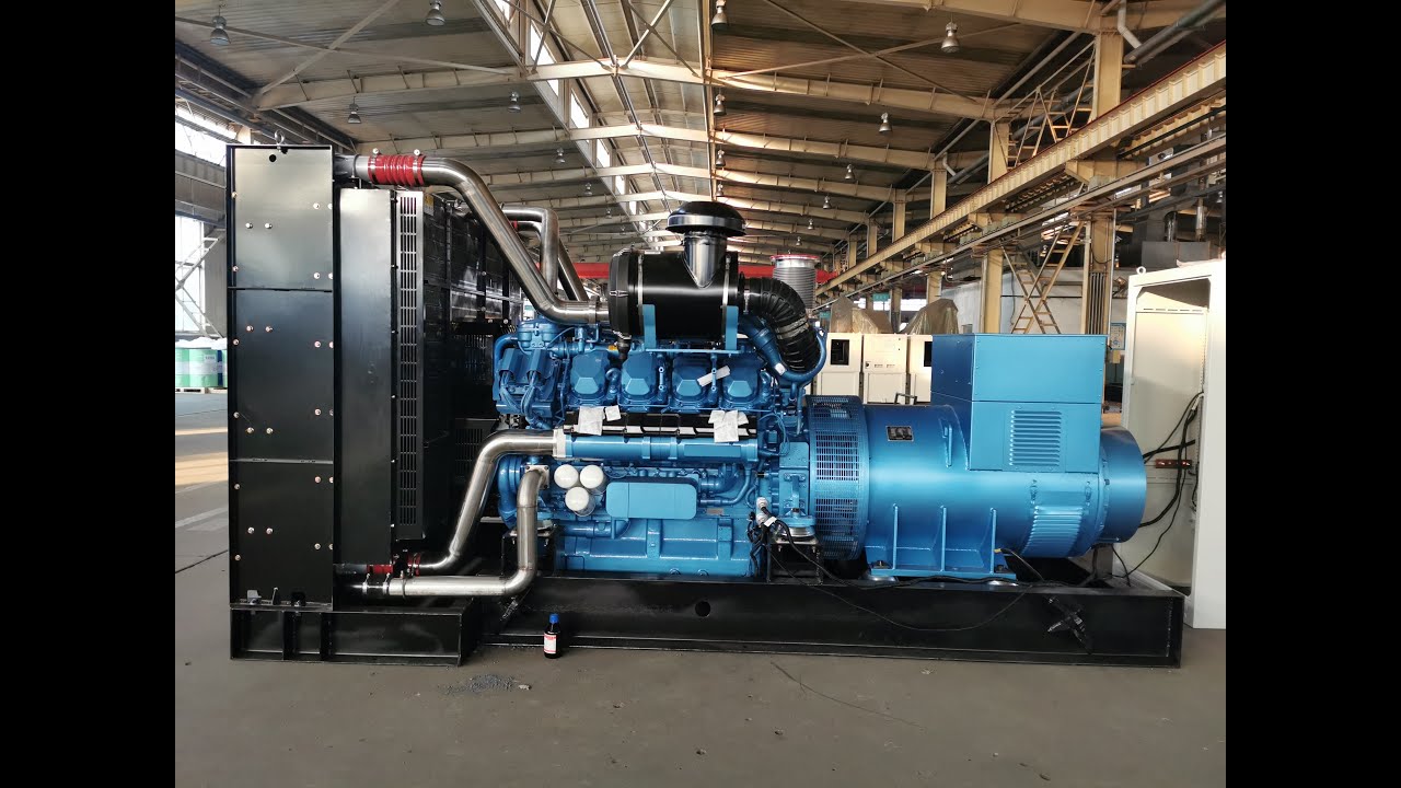 800kw 1000kVA Open Generator Set as Back Up Power - YouTube