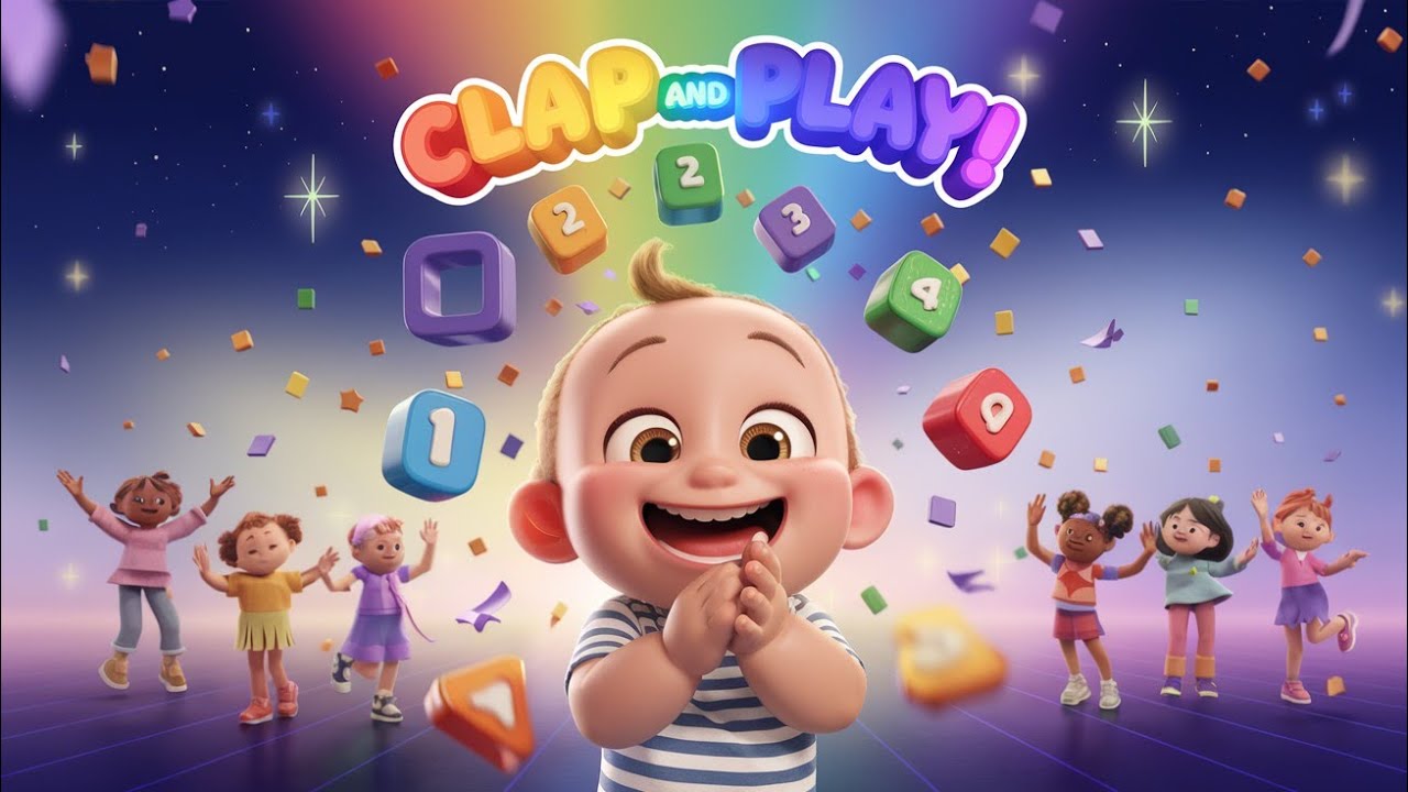Clap and Play! Fun Learning Rhyme for Kids | Colors, Shapes & Counting ...