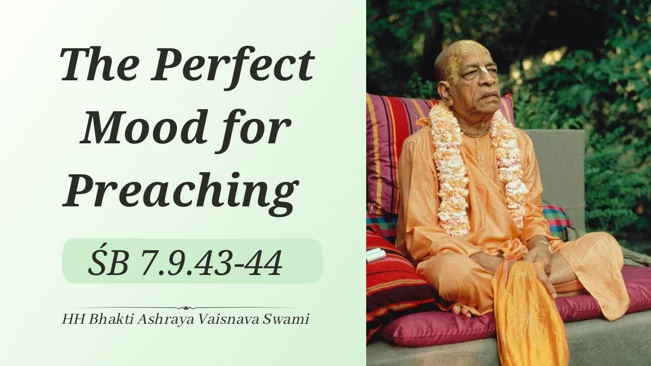 The Perfect Mood for Preaching | IIT Kanpur | HH Bhakti Ashraya ...