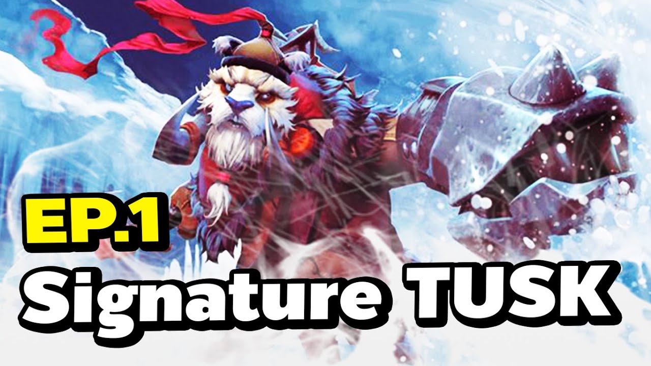 Dota2 KIKI เล่น signature TUSK ต่อยปลิวววว - YouTube