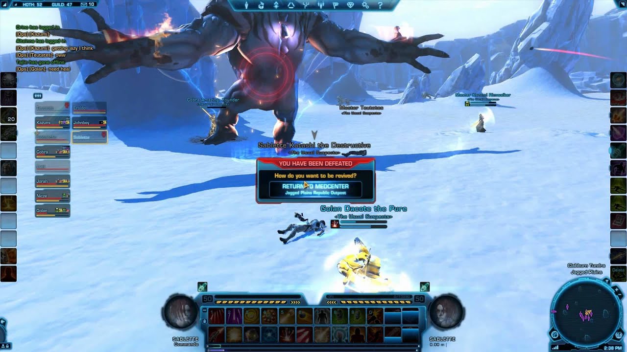 Gargarth - Hoth Heroic World Boss - Star Wars The Old Republic ( swtor ...