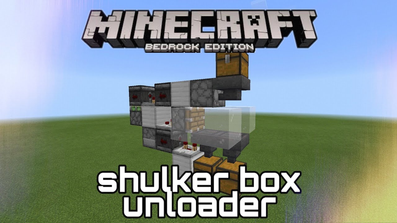Descarregador de shulker box [MCPE/WIN10/XBOX] {shulker box unloader}1. ...