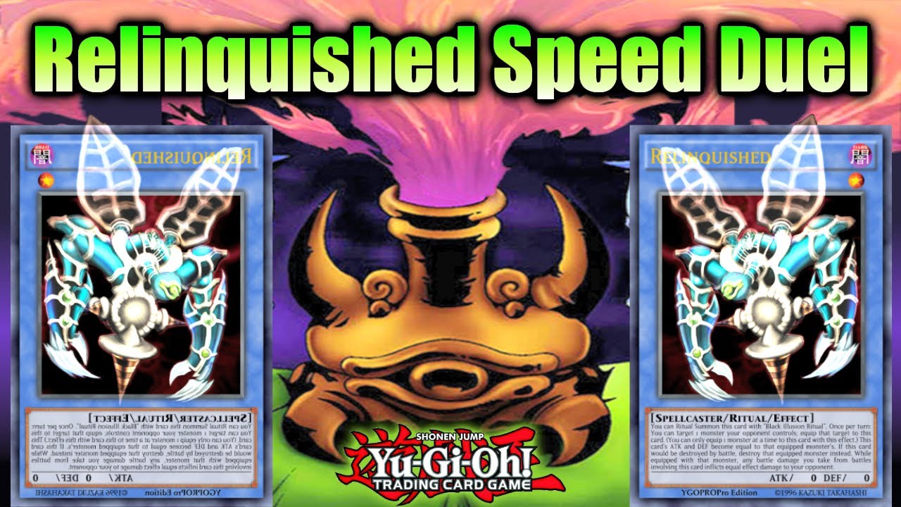 Yu-Gi-Oh! Relinquished Speed Duel Deck Profile June 2020 - YouTube