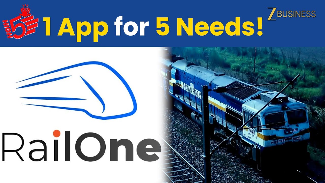 From Tickets to Meals: Indian Railways’ RailOne App Has It All - YouTube