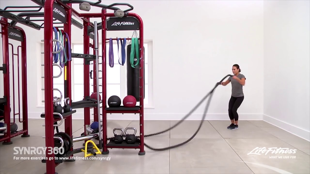 Rutina SYNRGY 360 #LifeFitness - YouTube