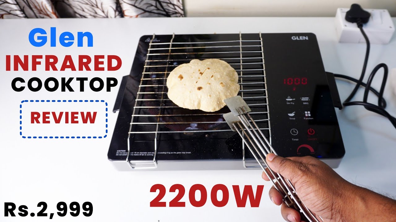 Glen Infrared Cooktop Unboxing 😍 | Review | Rs.2,999 | Glen 2200W ...