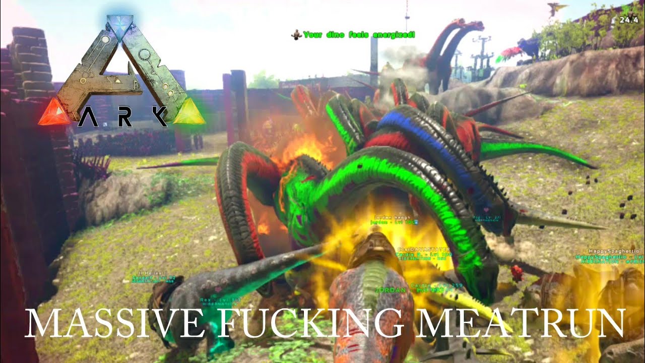 Ark - Wiping My Old Backstabbing Tribe! FAT MEATRUN! SERVER 602 RAID ...