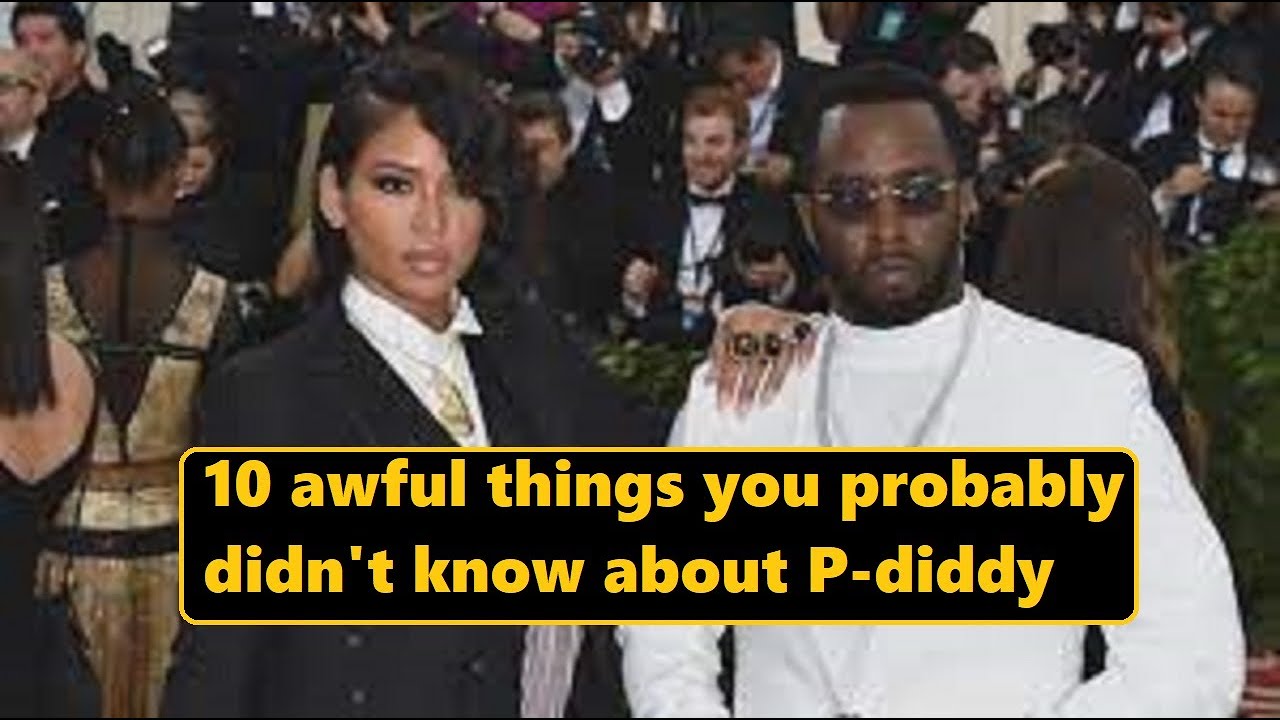 10 awful things you probably didn't know about P-diddy - YouTube