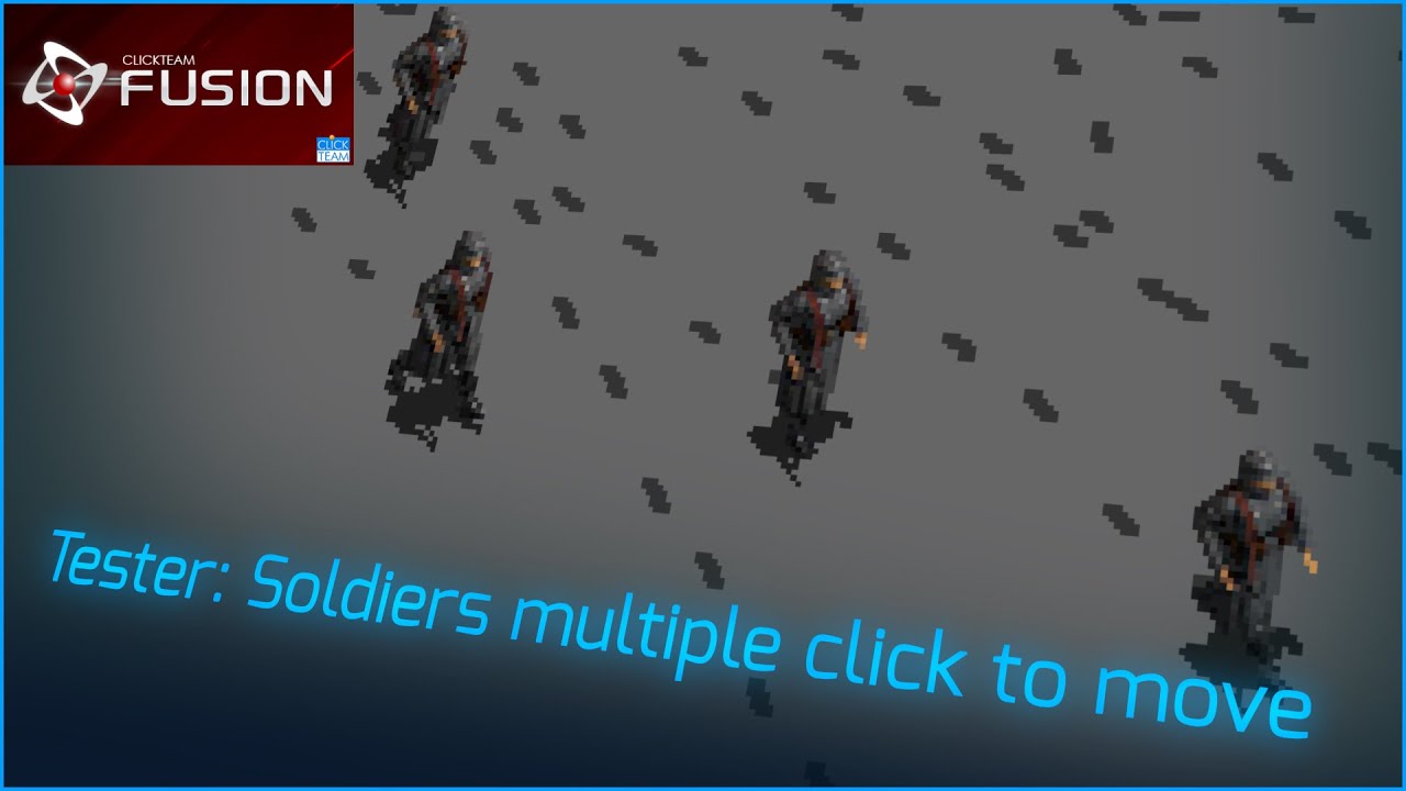 Tester: Soldiers multiple click to move (Commandos) in Clickteam Fusion ...