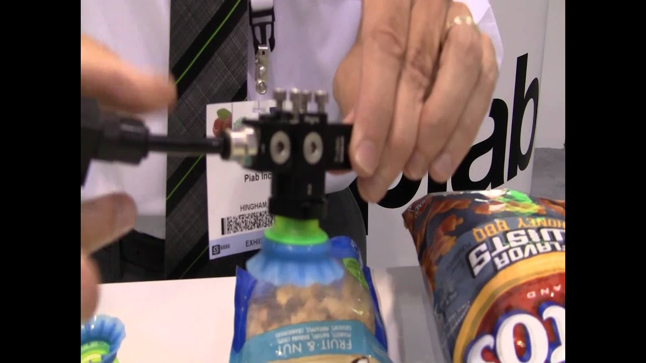 Piab piGRIP® suction cup handling bags and pouches - YouTube