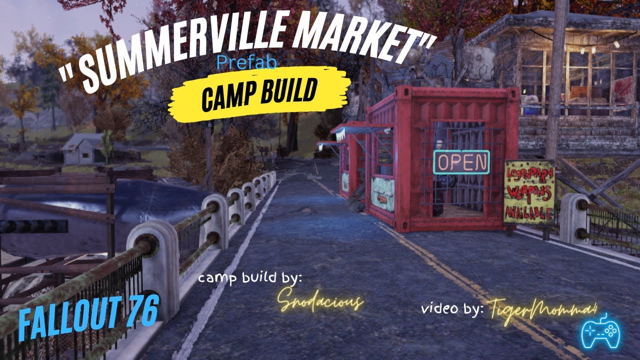 Fallout 76 camp build - Blue Ridge Summerville Chapter - Camp build by ...