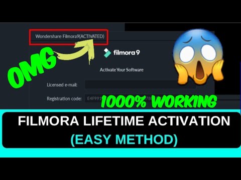 Activate Wondershare Filmora 9 licence key in 2minutes||1000% Working ...
