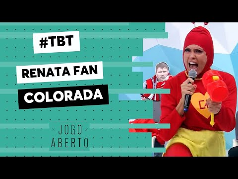 #TBT Jogo Aberto | Zoeira Jogo Aberto: Renata Fan se empolga e aparece vestida de Chapolin