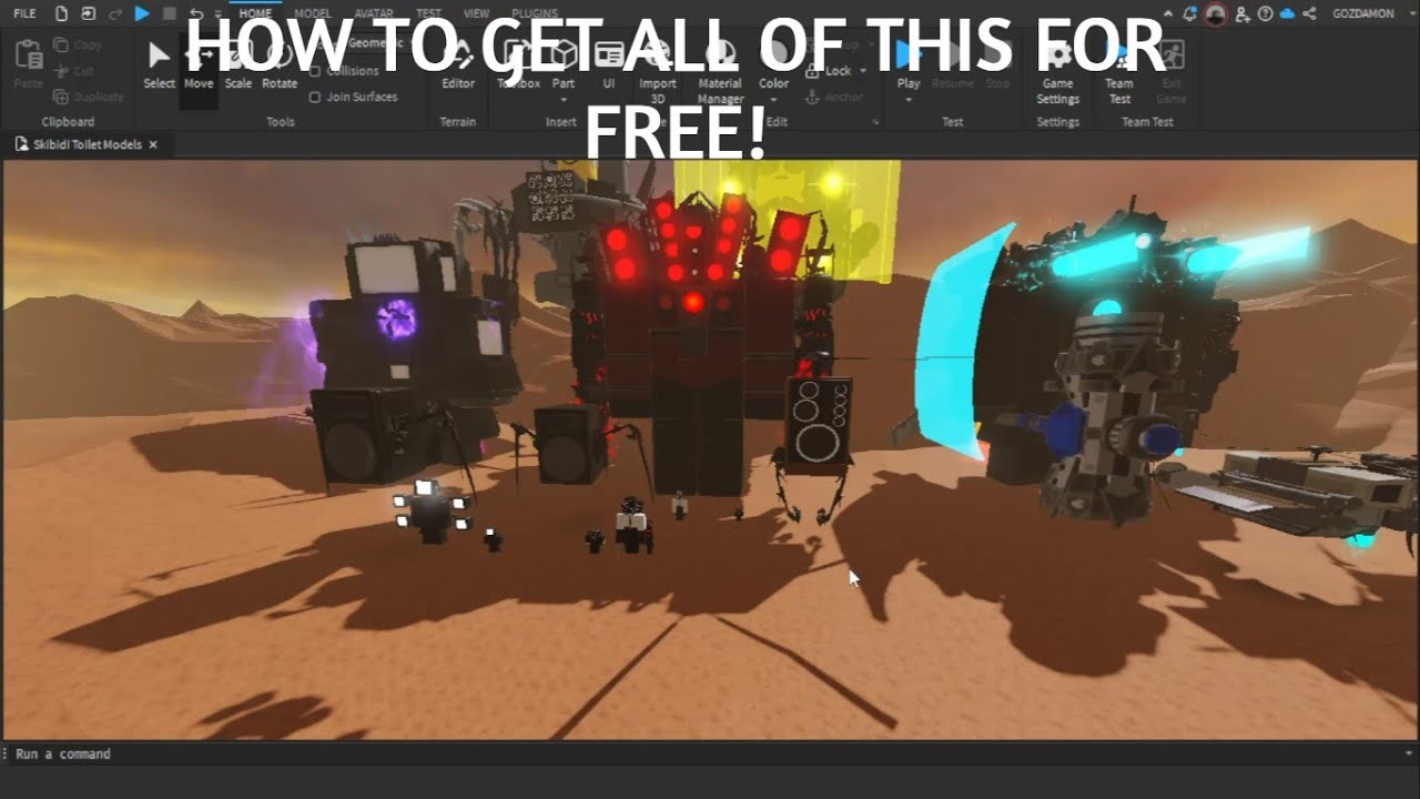 ALL FREE SKIBIDI TOILET MODELS (ROBLOX) (MOON ANIMATOR) (FREE) - YouTube