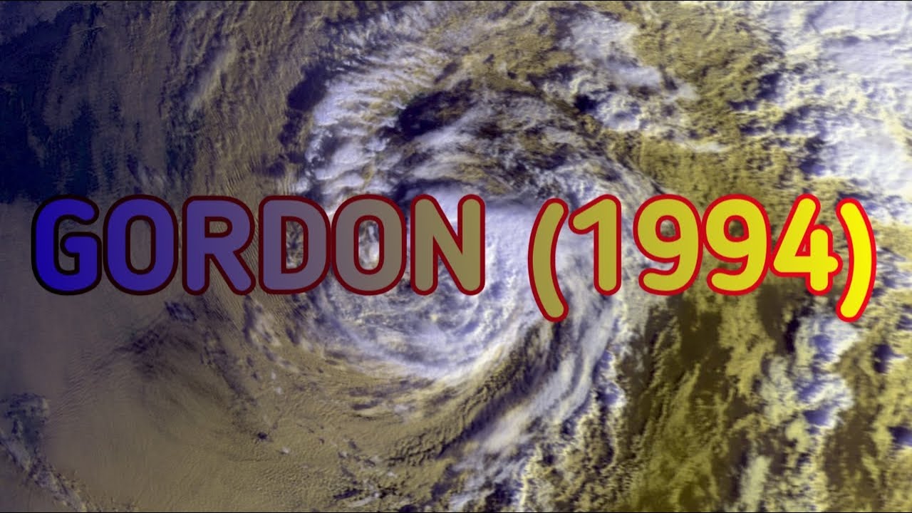 The Track of Hurricane Gordon (1994) - YouTube