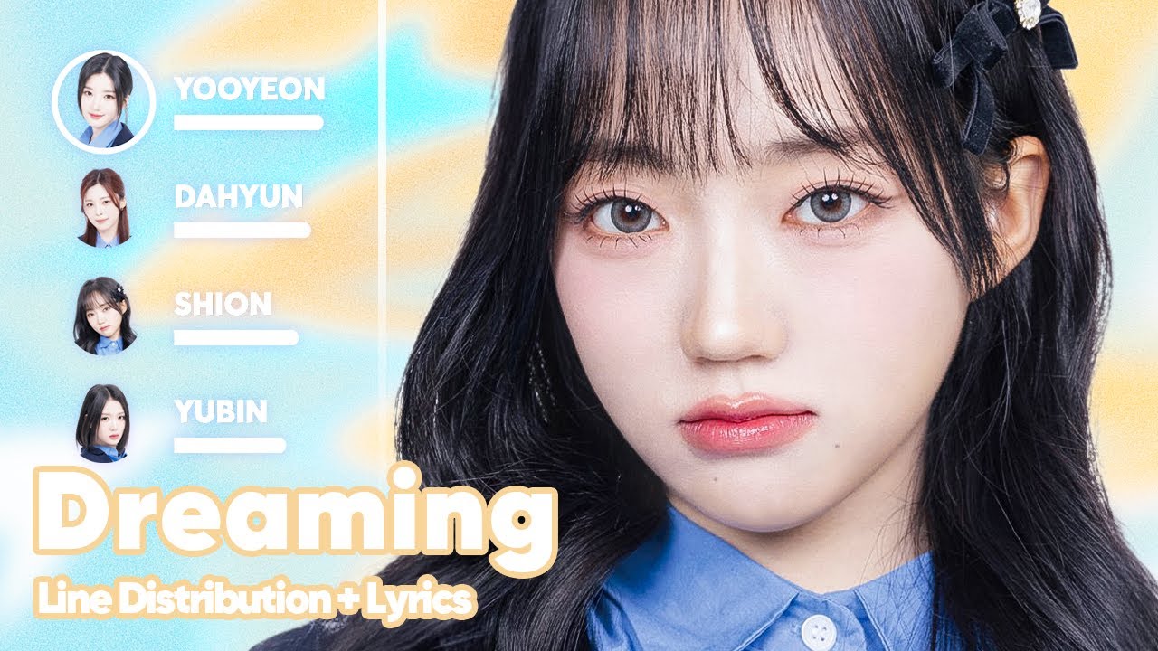 tripleS - Dreaming (by YooYeon, YuBin, DaHyun, ShiOn) (Line Distribution + Lyrics Karaoke ...