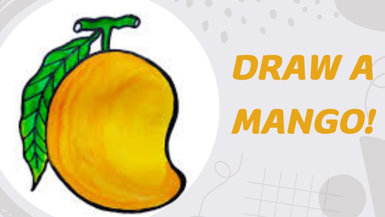 Let's Draw a Mango! Fun & Easy Step-by-Step Guide | Draw a Realistic ...