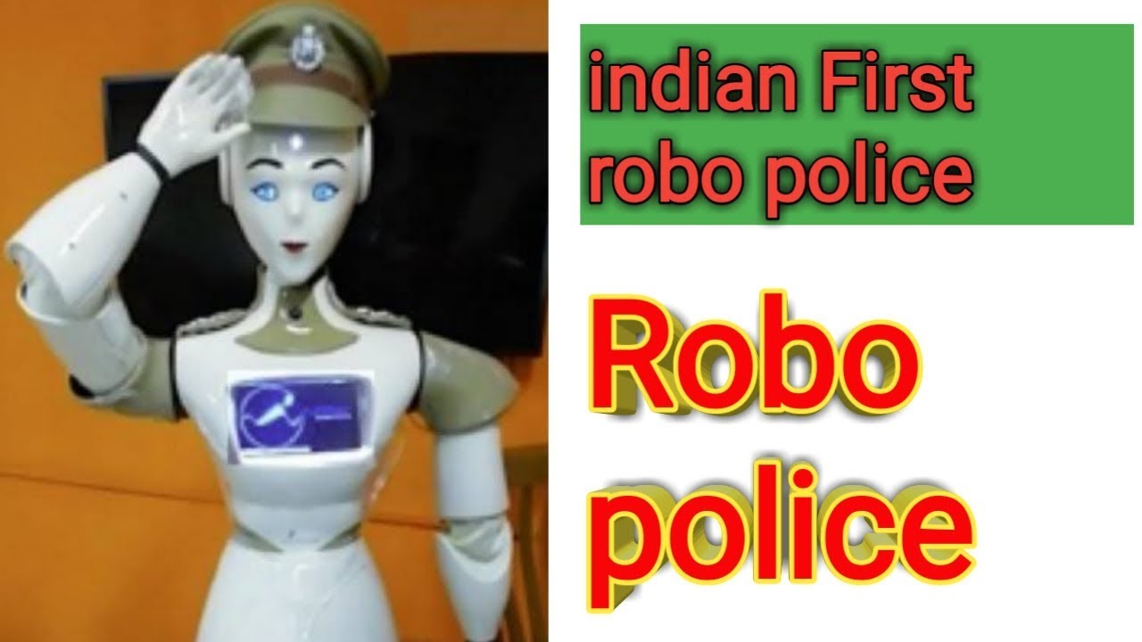 Robo police india । first police robot in India । Kp bot robot ।। - YouTube