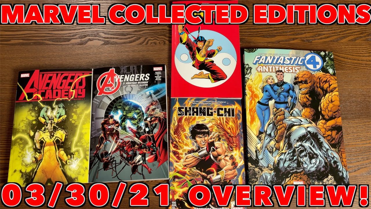 New Marvel Books 03/30/21 Overview! - YouTube