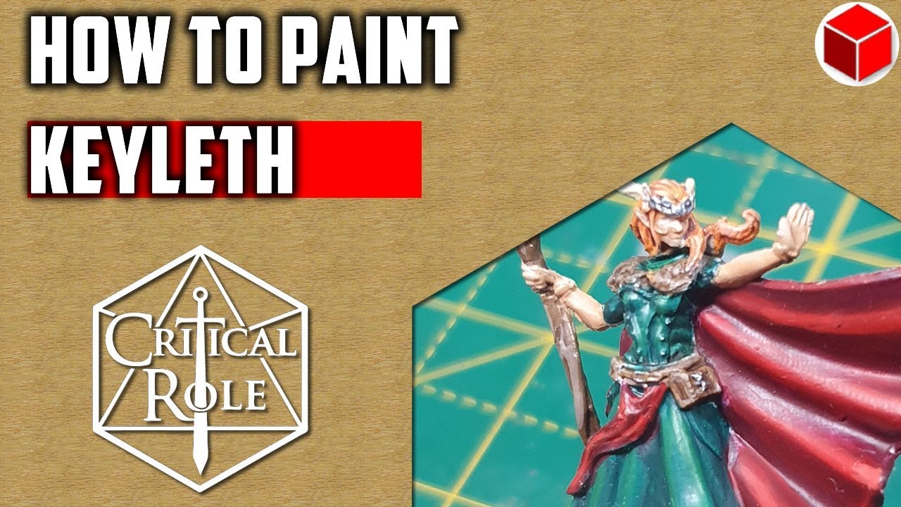 How To Paint Keyleth from Vox Machina - Critical Role Miniatures - YouTube