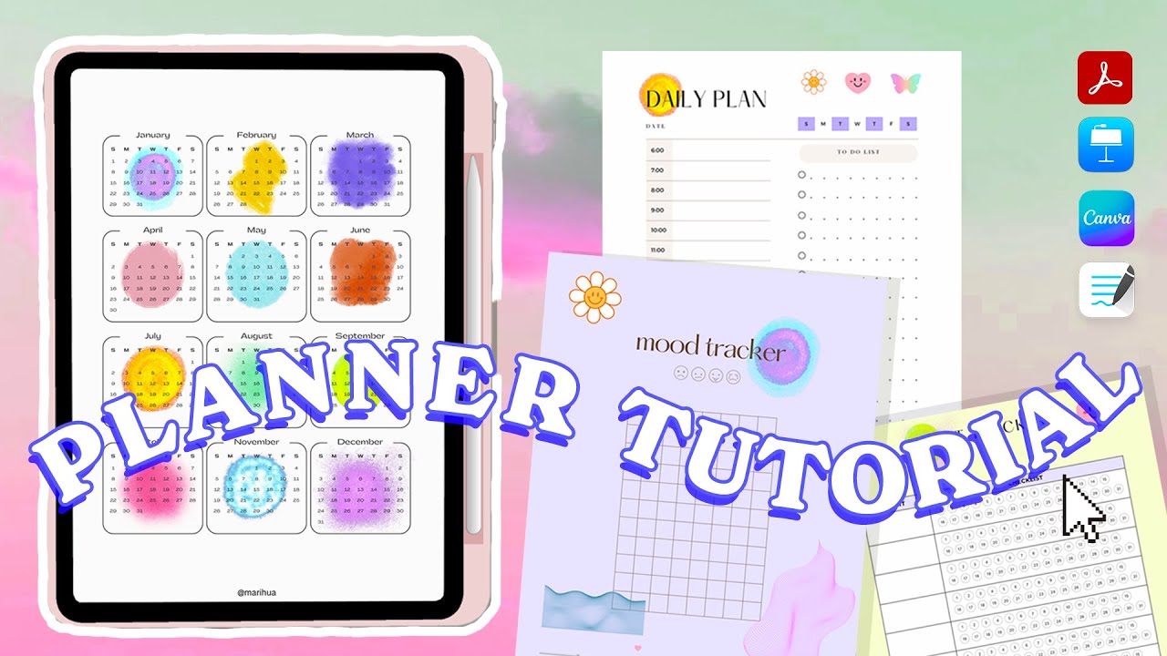 how to make a digital journal in Canva with hyperlinks + free template ...