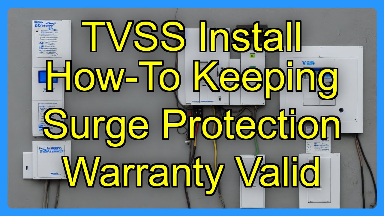 Tvss Install How To Keeping Surge Protection Warranty Valid Youtube 1557