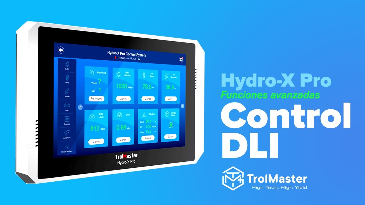 Hydro X Pro | Funciones avanzadas - Control DLI - YouTube