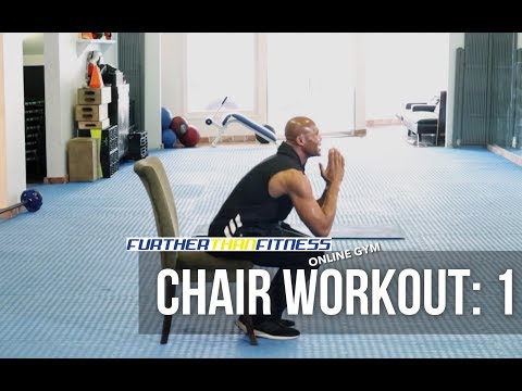 FTF Online Gym Chair Workout!! Work your Legs and Butt  | ONLINE GYM WORKOUT