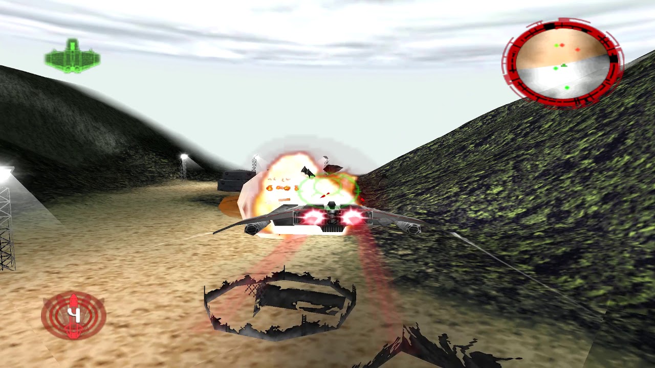 Rogue Squadron 3D - Moff Seerdon's Revenge V-Wing 2:14 (WR) - YouTube