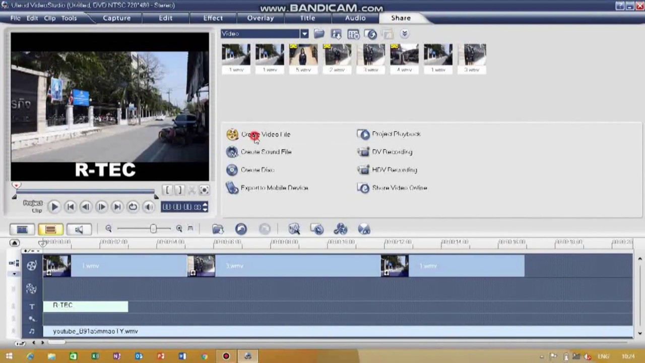 แนะนำการตัดต่อวีดีโอด้วยโปรแกรมUlead VideoStudio 11 - YouTube
