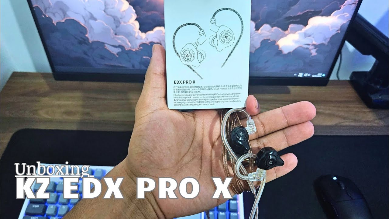 Unboxing KZ EDX PRO X - MELHOR FONE ANTI CALVÍCIE - YouTube