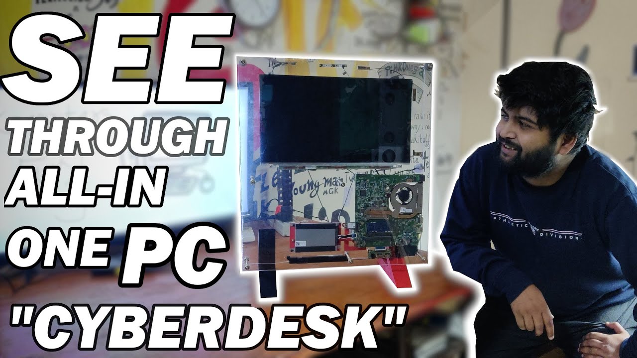 Transparent PC Made from Dead Laptop - YouTube